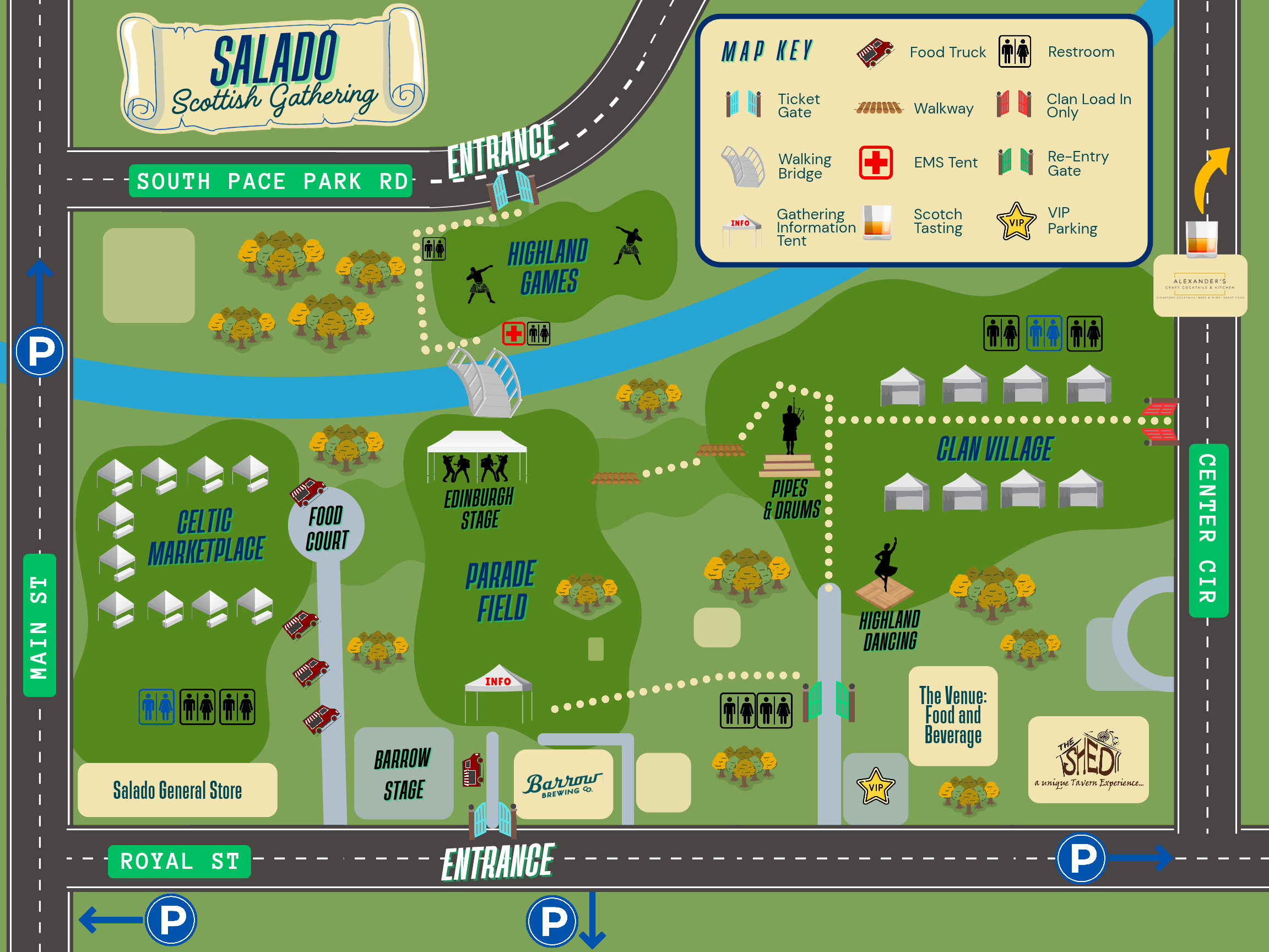 Map(s) and Way-finding – Salado Museum and College Park